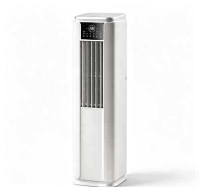 China Wholesale Portable Air Conditioner14000BTU R290 Self-Evaporative 3-Speed 24h Timer Sleep Mode LED Tower Silver for sale