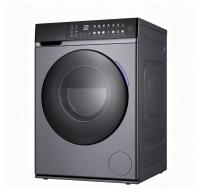 China 10kg Front Load Washing Machine 1400 RPM No Spin 400 RPM Steam 90°C Tub Clean Dark Grey for sale