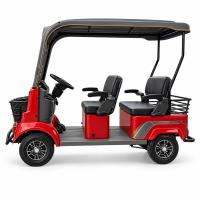 China 4 Seater Electric Golf Cart 800W Motor 25mph 300kg Load 60V Battery Sightseeing Buggy for sale