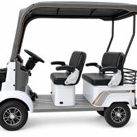 China 4 Seater Electric Golf Cart 800W Motor 25mph 300kg Load 60V Battery Sightseeing Buggy for sale