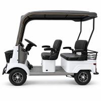 China 4 Seater Electric Golf Cart 800W Motor 25mph 300kg Load 60V Battery Sightseeing Buggy for sale