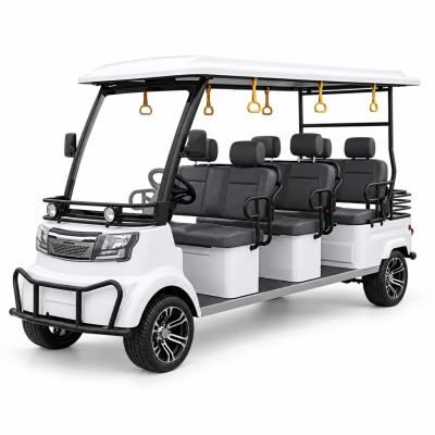China Electric Sightseeing Shuttle Bus 1800W Motor 30-50mph 1000kg Load 60V 72V Battery for sale