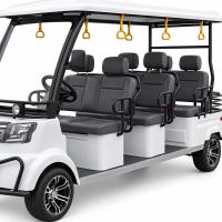 China Electric Sightseeing Shuttle Bus 1800W Motor 30-50mph 1000kg Load 60V 72V Battery for sale