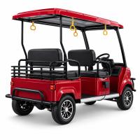 China Electric Sightseeing Vehicle 4 Passenger 800W 25mph 300kg 60V 20/32/45Ah Golf Cart Canopy for sale