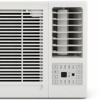 China Window AC Unit 12000BTU R410A Refrigerant 3500W Cooling 500m3/h Airflow for sale