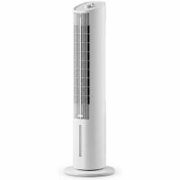 China Evaporative Cooling Fan Tower 75W 4L Tank 3 Speed 15H Timer Negative Ion Blue Light 220-240V for sale