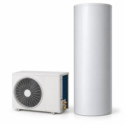 China White Air Source Heat Pump Water Heater 150L Tank 1HP Refrigerant Cycle Split System for sale