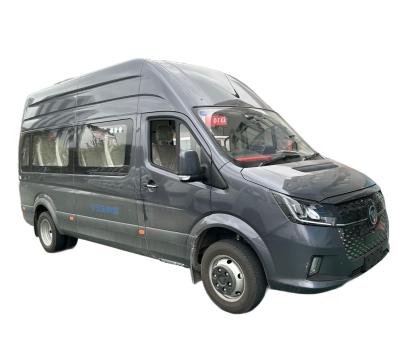China Long‑Wheelbase High‑Roof 4×2 Rear‑Wheel‑Drive 17‑Seat Electric Passenger Van - new energy passenger van for sale