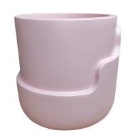 China Fiberglass Mall Planter Decorative Garden Planter Vase For Outdoor for sale