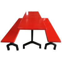 China 1800 X 60 X 750mm 8 Seater Split Restaurant Cafeteria Dining Table for sale