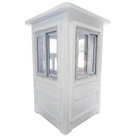 China Fiberglass Kiosk Portable Security Hut Outdoor Security Kiosk for sale