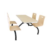 China One Piece 4 Seat Dining Table Restaurant Snack Dining Table And Chairs for sale