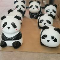China Outdoor Garden Decoration Fiberglass Resin Panda Animal Sculpture for sale