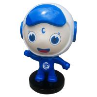 China Store Decoration Life Size Cartoon Fiberglass Sculpture , Large Outdoor Fiberglass Statues for sale