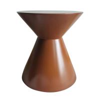 China Customisable Colours Modern Hourglass Shaped Side Table for sale