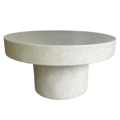 China Hotel Scandinavian Vintage Circle Modern Coffee Table FRP for sale