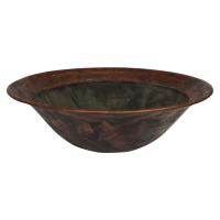 China Imitation Copper Coloured Shell Planter For Home Decoration for sale