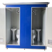 China EPS Colour Steel Composite Panel Prefabricated Mobile Portable Toilet for sale