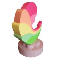 China OEM Large Size Resin Fibreglass Sculpture Flower Petal Sculpture for sale