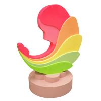 China OEM Large Size Resin Fibreglass Sculpture Flower Petal Sculpture for sale