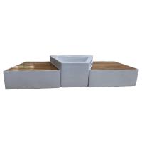 China Public Bench Fibreglass Reinforced Plastic Seat Waiting Rest Chair for sale