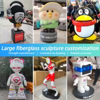 China Large Custom Fiberglass Sculpture Artists Manufacturers For Shopping Malls for sale