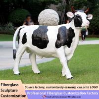 China Customized Park Decor Fiberglass Life Size Animal Sculpture Handmade Polished Finish for sale