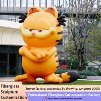 China Colorful 3m High 3D Cartoon Resin Fiberglass Sculpture For Event Exhibition Easy To Clean And Long-Lasting for sale