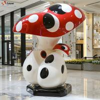 China Modern Minimalist Easy To Clean Fiberglass Door Sculpture Customize Life Size Polished Finish for sale
