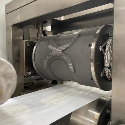 China Lightweight Buckle Cup Face Mask Making Machine 110mm Stroke Lace Up Equipment for sale