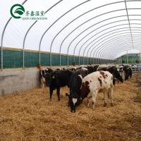 China Automatic Controlling Box Aquaponics Film Greenhouse for Animals Growing Tent Customizable Size for sale