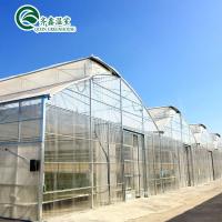 China Automatic Controlling Box Aquaponics Film Greenhouse for Animals Growing Tent Customizable Size for sale