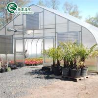 China Large Hydroponic Galvanized Steel Pipe For Film Greenhouses in Double or Single Layer for sale
