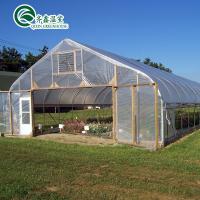 China Large Hydroponic Galvanized Steel Pipe For Film Greenhouses in Double or Single Layer for sale
