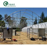 China Tunnel Greenhouse Choose Customizable Size Single-Span Agricultural Greenhouses Today for sale