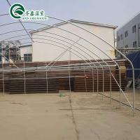 China Hot Galvanized Aluminum Steel Structure Cooling Greenhouse for Growing Lettuce for sale