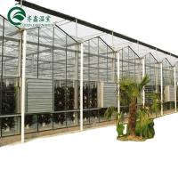 China 3.8m-9.8m Ridge Height Glass Solar Greenhouse for Customer Requirements for sale
