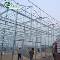 China Large Glass Covered Garden Greenhouses for Versatile Planting Options for sale