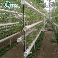 China Multi-Span Agricultural Greenhouses Double Layer Vertical Hydroponic System Upgrade for sale