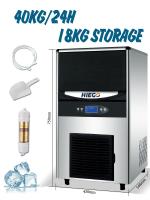 China 40kg/24Hrs Ice Cube Maker Machine Self-Inspection Small Ice Machine For Home Bar for sale
