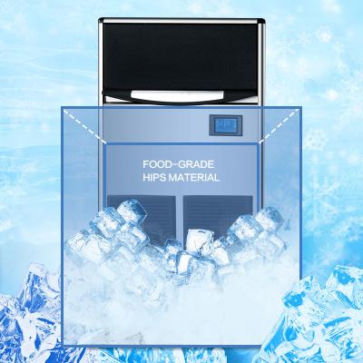 China 100KG Cube Ice Making Machine For Supermarket Air Cooling for sale