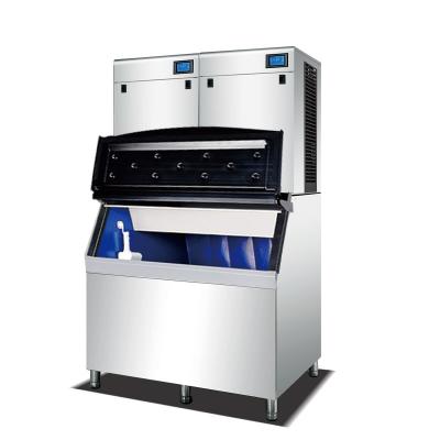 China Automatic 800kg Bar Ice Machine Commercial Ice Cube Maker Machine for sale