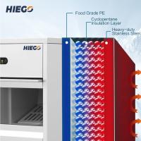 China 50kg Portable Nugget Ice Machine Commercial Automatic Bullet Ice Cube Maker for sale