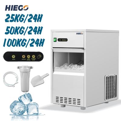 China 50kg Kitchen Ice Machine Commercial Portable Pellet Ice Machine R134a for sale