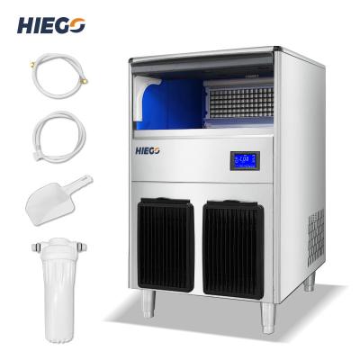 China 80kg/24hr Crescent Ice Maker Air Cooling Portable 80kg Industrial Ice Machine for sale