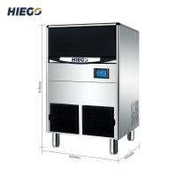 China 45kg Crescent Ice Machine 100kg Clear Ice Cube Maker Air Cooling for sale