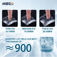 China 45kg Crescent Ice Machine 100kg Clear Ice Cube Maker Air Cooling for sale