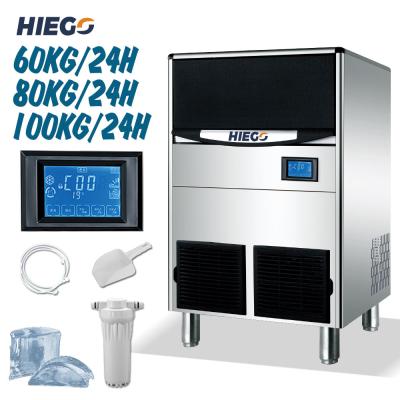 China 45kg Crescent Ice Machine 100kg Clear Ice Cube Maker Air Cooling for sale