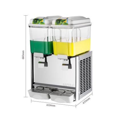 China 12L*2 2 Tanks Stainless Juice Dispenser Machine Full Automatic for sale