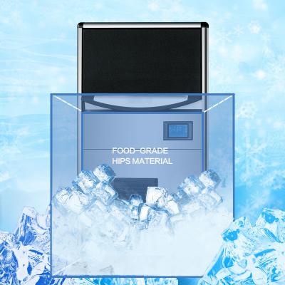 China Home Use 80kg Per Day LCD Commercial Ice Maker Making Machine For Restaurant Bar Cafe For Sale for sale